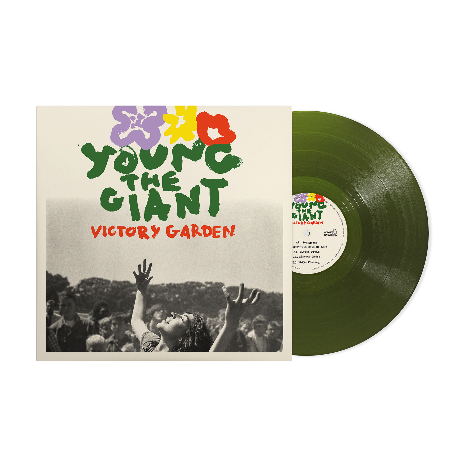 Young The Giant – "Victory Garden" Transulcent Forest Green Vinyl ...