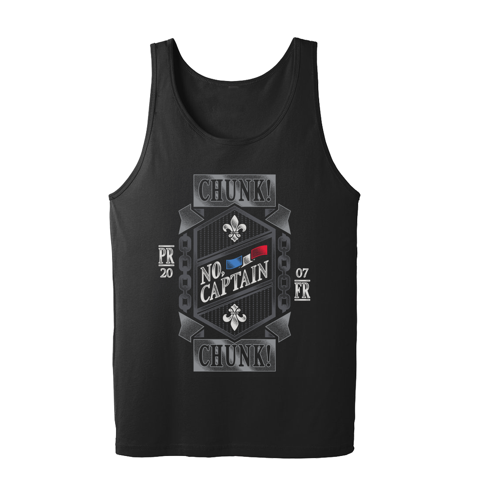 Chunk! No, Captain Chunk! – Chain Tank Top - Black – Fearless Records