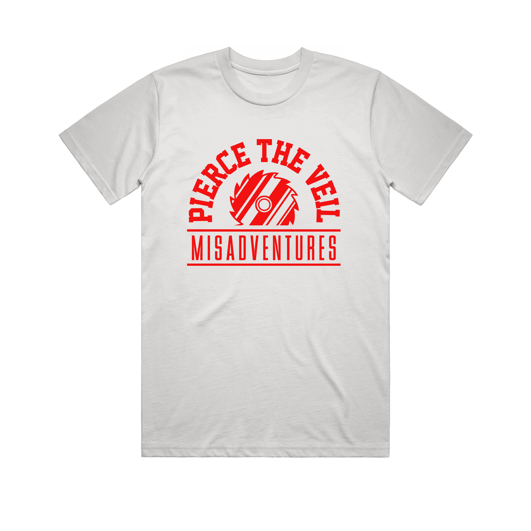 Pierce the Veil – "Misadventures Saw" White T-shirt – Fearless Records